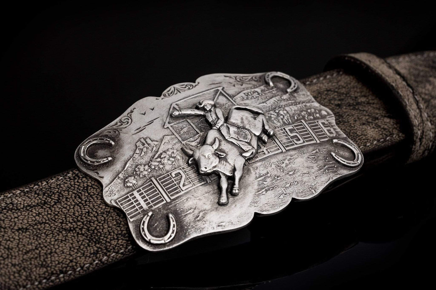 Sterling Silver Morgan Bull Rider – American Buckle